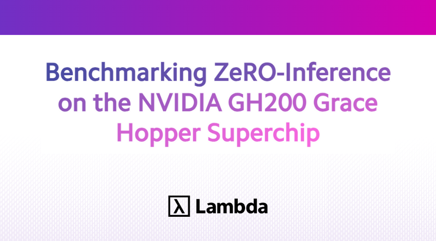 Benchmarking ZeRO-Inference on the NVIDIA GH200 Grace Hopper Superchip